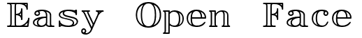 Easy Open Face: Free Font Download | MaisFontes
