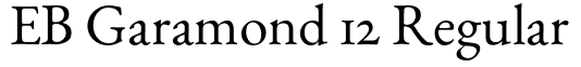 EB Garamond Font: Free Download | MaisFontes