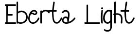 Eberta Light: Baixar Fonte Grátis | MaisFontes