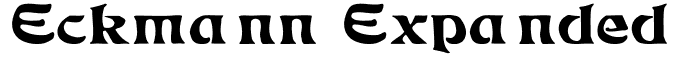 Eckmann Expanded: Free Font Download | MaisFontes