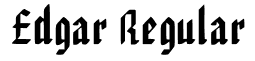 Edgar Regular: Free Font Download | MaisFontes