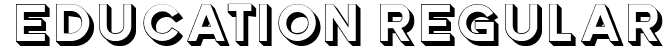 Education Regular Font: Free Download | MaisFontes
