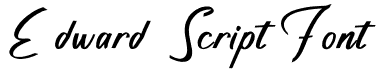 Edward Script: Baixar Fonte Grátis | MaisFontes