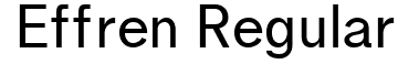 Effren Regular: Free Font Download | MaisFontes