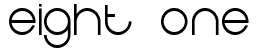 Eight One: Free Font Download | MaisFontes