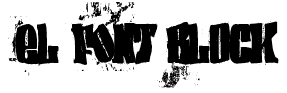 el font BLOCK: Free Font Download | MaisFontes