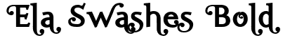 Ela Swashes Bold Font: Free Download | MaisFontes