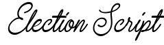Election Script: Free Font Download | MaisFontes