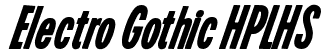 Electro Gothic HPLHS: Free Font Download | MaisFontes