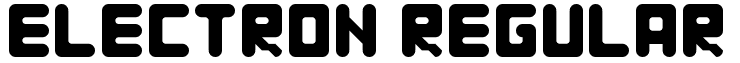 Electron Regular Font: Free Download | MaisFontes