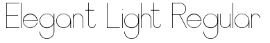 Elegant Light Regular Font: Free Download | MaisFontes