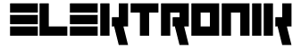 Elektronik: Free Font Download | MaisFontes