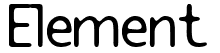 Element: Free Font Download | MaisFontes