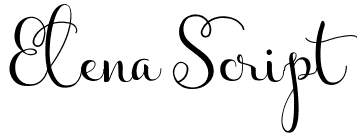 Elena Script: Free Font Download | MaisFontes