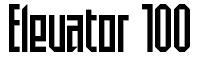 Elevator 100: Free Font Download | MaisFontes