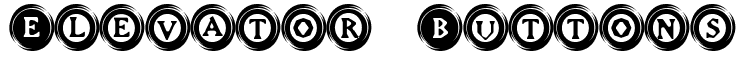 Elevator Buttons: Free Font Download | MaisFontes