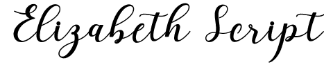 Elizabeth Script Font: Free Download | MaisFontes