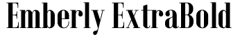 Загрузка шрифт Emberly Extra Bold | MaisFontes.com