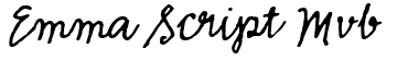 Emma Script Mvb: Free Font Download | MaisFontes