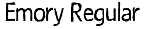 Emory Regular: Free Font Download | MaisFontes