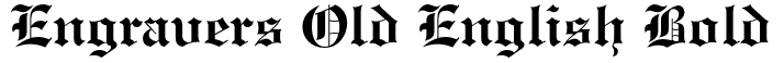 Engravers Old English Font: Free Download | MaisFontes