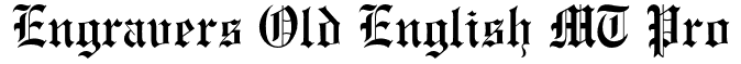Engravers Old English MT Pro: Free Font Download | MaisFontes