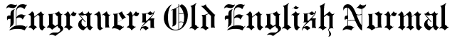 Engravers Old English Font: Free Download | MaisFontes