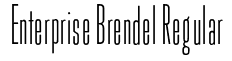 Enterprise Brendel Regular: Free Font Download | MaisFontes