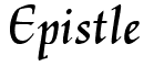 Epistle: Free Font Download | MaisFontes