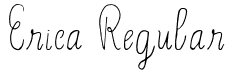 Erica Regular: Free Font Download | MaisFontes