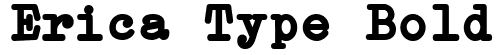 Erica Type Bold: Free Font Download | MaisFontes