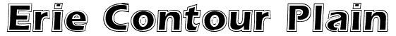 Erie Contour Plain: Free Font Download | MaisFontes
