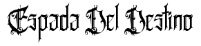 Espada Del Destino Font: Free Download | MaisFontes