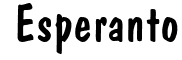 Esperanto Font: Free Download | MaisFontes