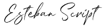 Esteban Script: Free Font Download | MaisFontes