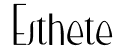 Esthete: Free Font Download | MaisFontes