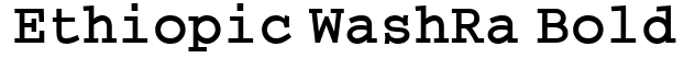 Ethiopic WashRa Bold: Free Font Download | MaisFontes