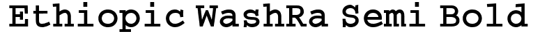 Ethiopic WashRa Semi Bold: Free Font Download | MaisFontes