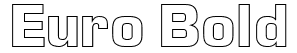 Euro Bold Font: Free Download | MaisFontes