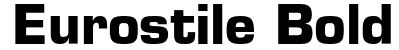 Eurostile Bold Font: Free Download | MaisFontes