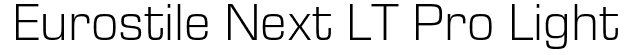 Eurostile Next LT Pro Font Family: Free Download | MaisFontes