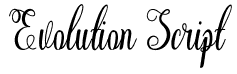 Evolution Script Font: Free Download | MaisFontes