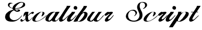 Excalibur Script: Free Font Download | MaisFontes