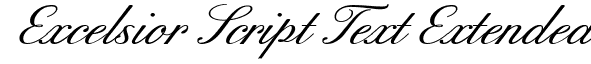 Excelsior Script Text Extended Font: Free Download | MaisFontes