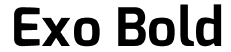 Exo Bold: Baixar Fonte Grátis | MaisFontes
