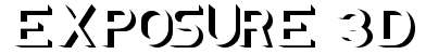 EXPOSURE 3D: Free Font Download | MaisFontes