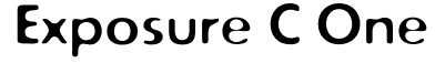 Exposure C One: Free Font Download | MaisFontes