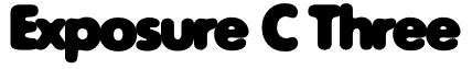 Exposure C Three: Free Font Download | MaisFontes
