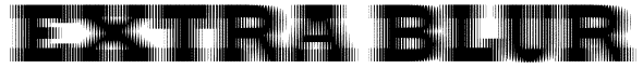 EXTRA BLUR Font: Free Download | MaisFontes