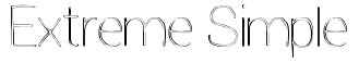 Extreme Simple: Baixar Fonte Grátis | MaisFontes
